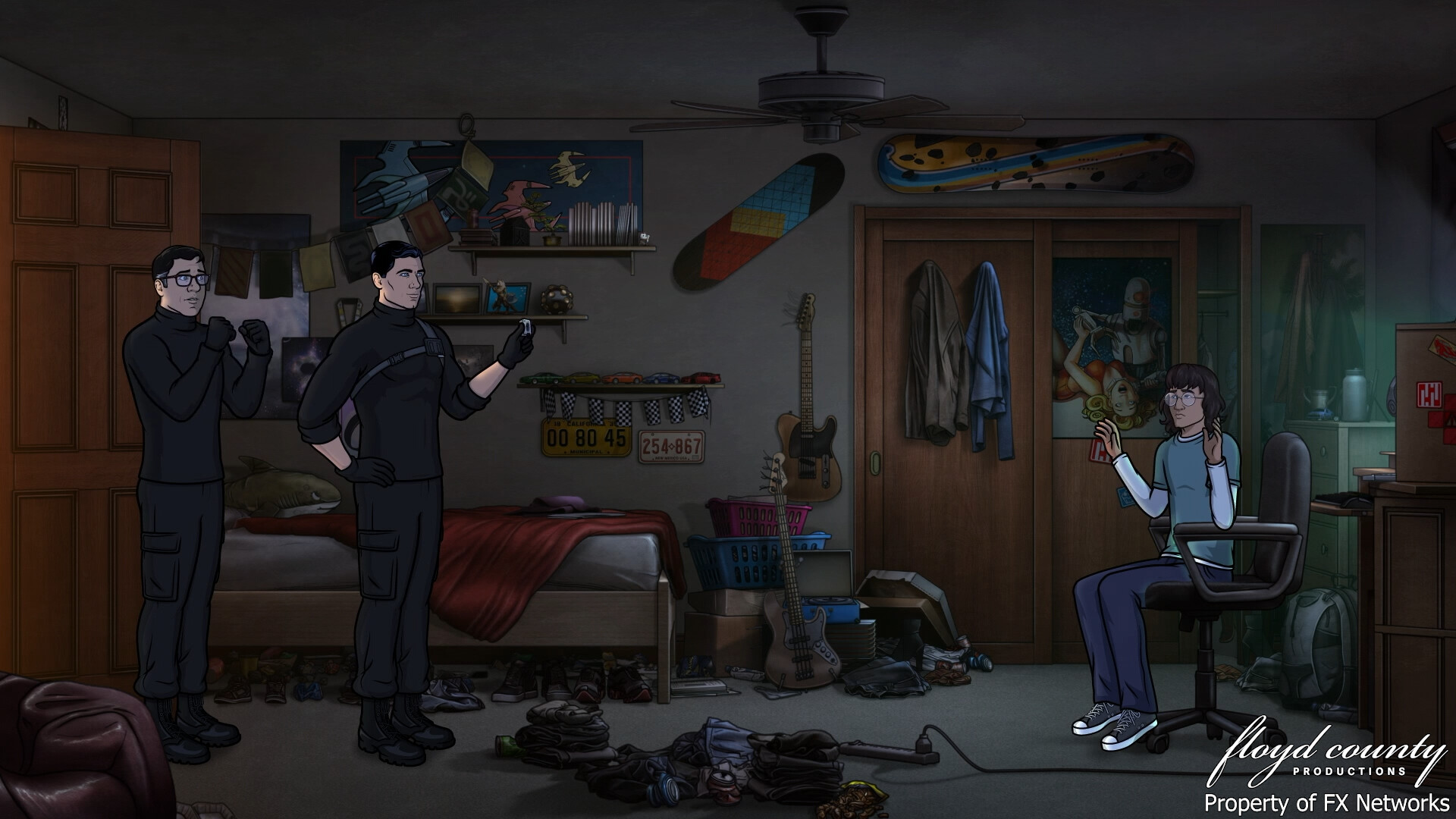 Byron Pockrandt - Archer S14 E07 3D Environment: Bedroom