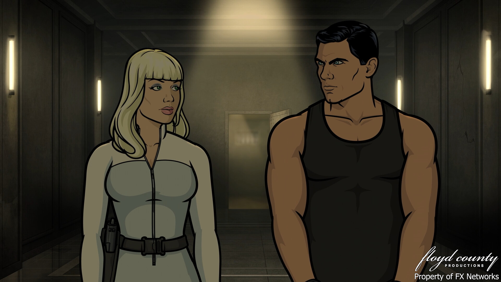 Byron Pockrandt - Archer 'Into The Cold' 3D Environment: KGB Hallway