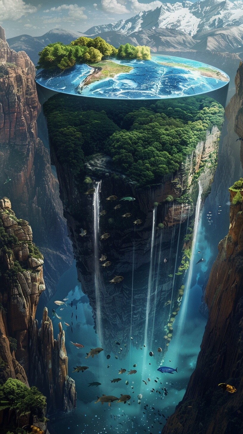 ArtStation - Cascading Waterfalls