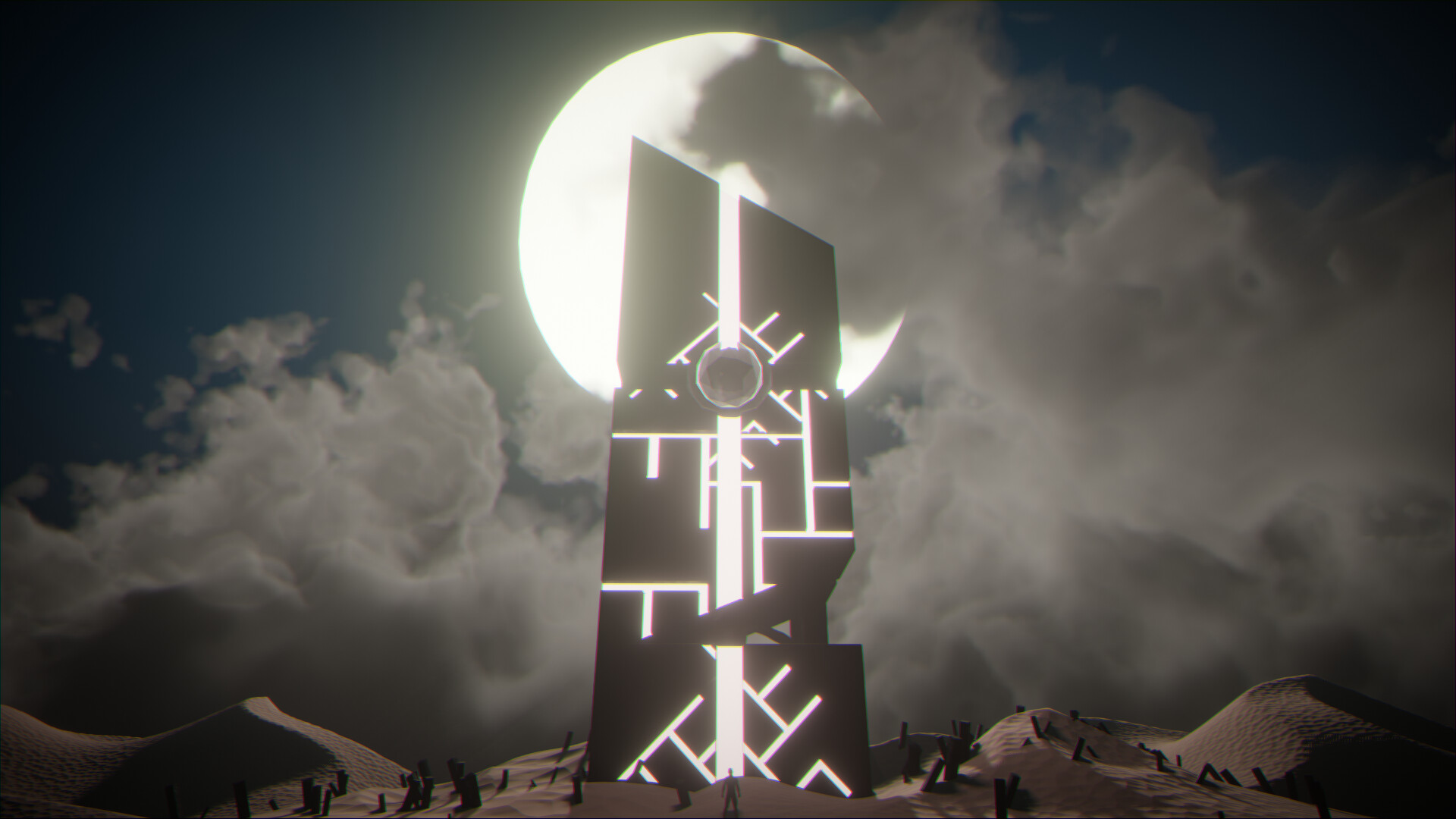 ArtStation - Monolith (Procedural Clouds Illustration)