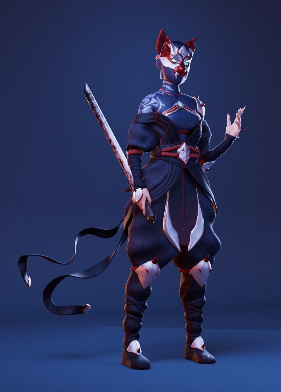 ArtStation - Ninja Cat