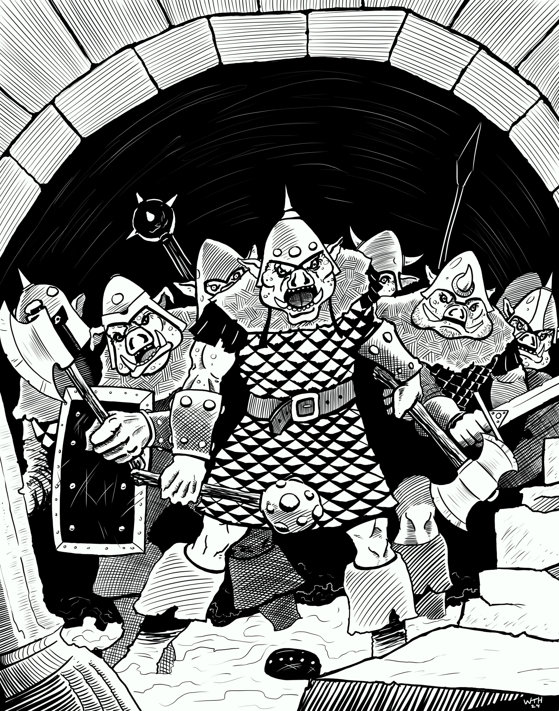 ArtStation - Pig face Ork's