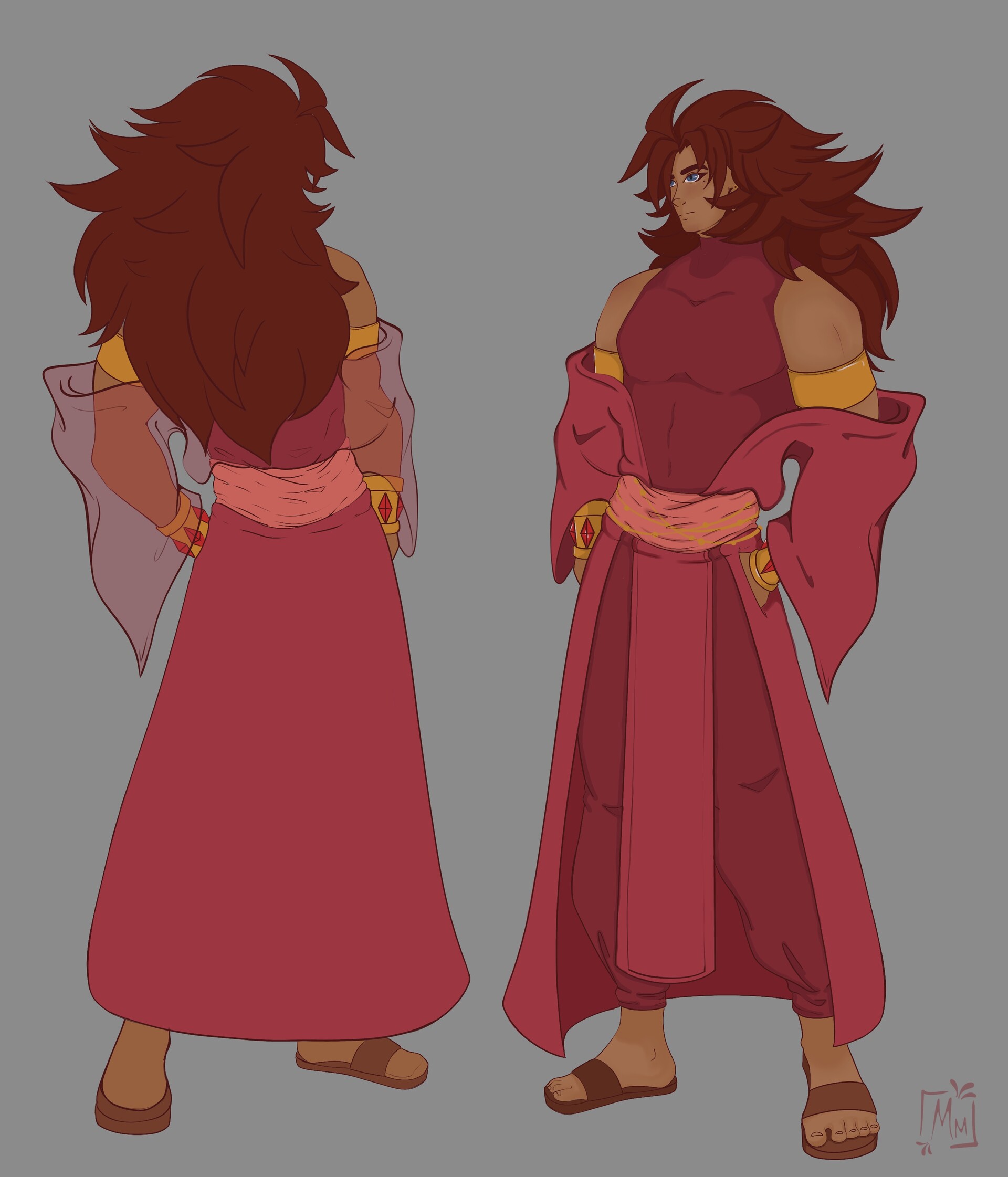 ArtStation - Rowan Kókkivo Character Sheet