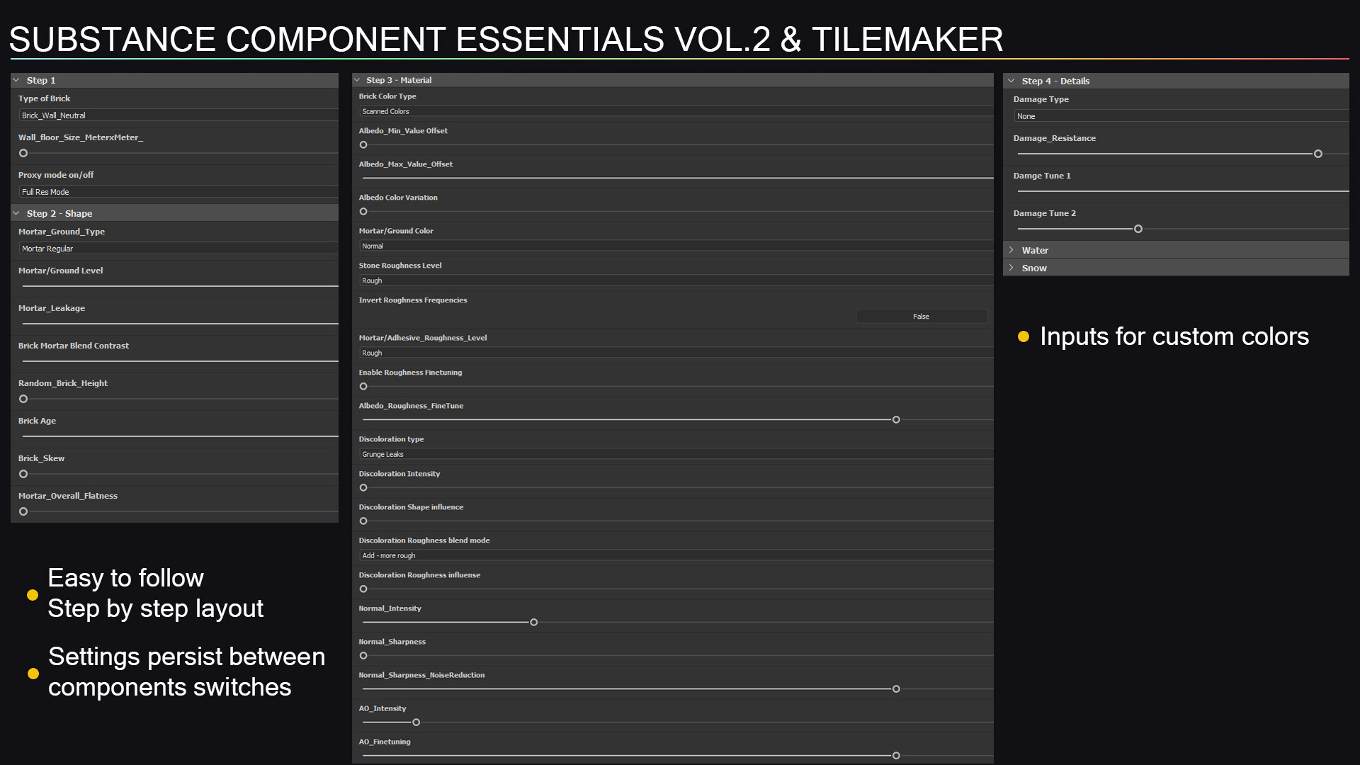 Daniel Lindblom - Substance Component Essentials Vol.2 & Tilemaker