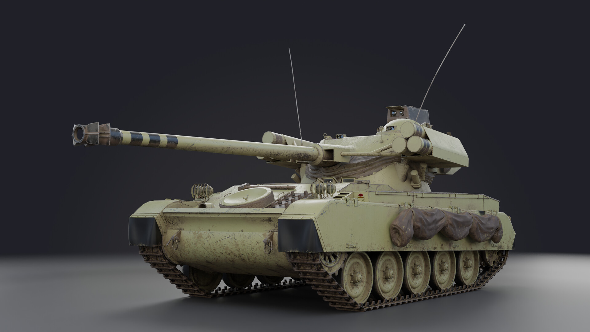 ArtStation - AMX -13 105 Tank
