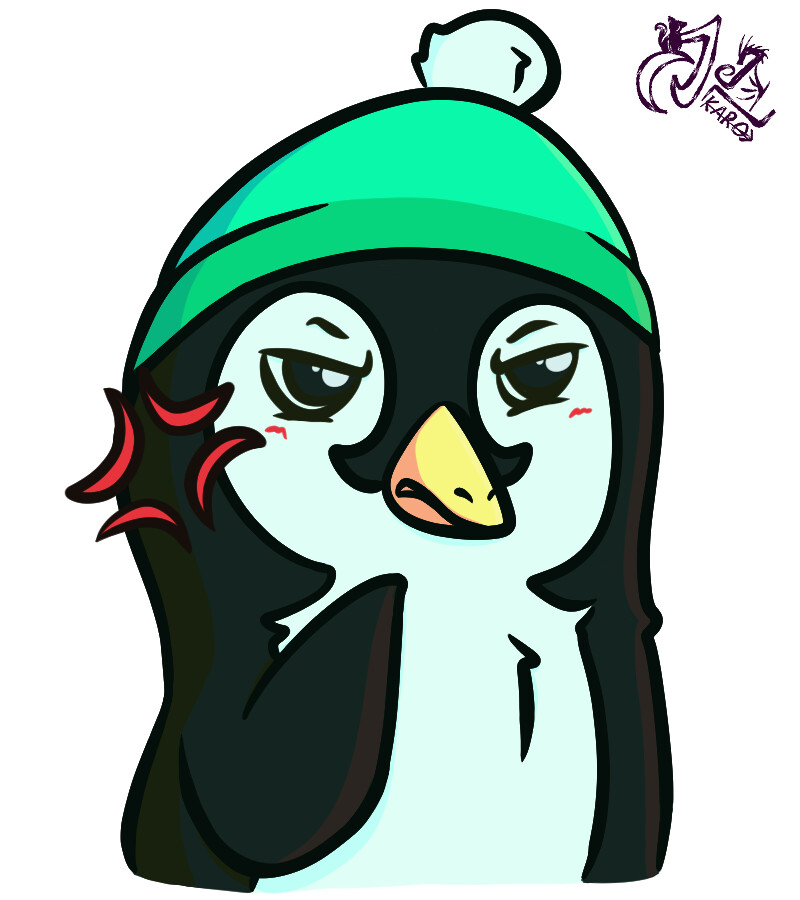 Kittaro - Commission: Penguin Emotes for Ryandezvous