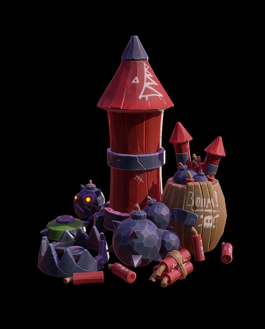 ArtStation - Stylized Goblin Explosives