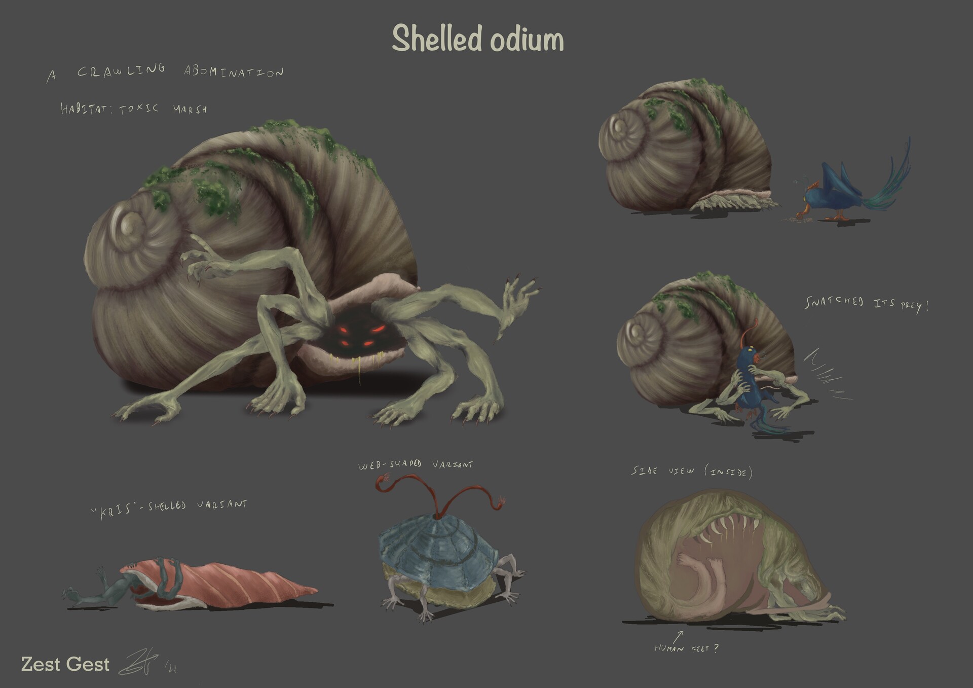 ArtStation - Shelled odium