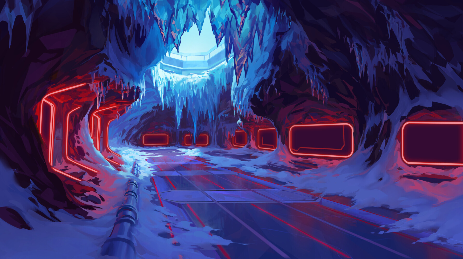 Mari Morgan - Winterlands Matte Painting - Garena Free Fire