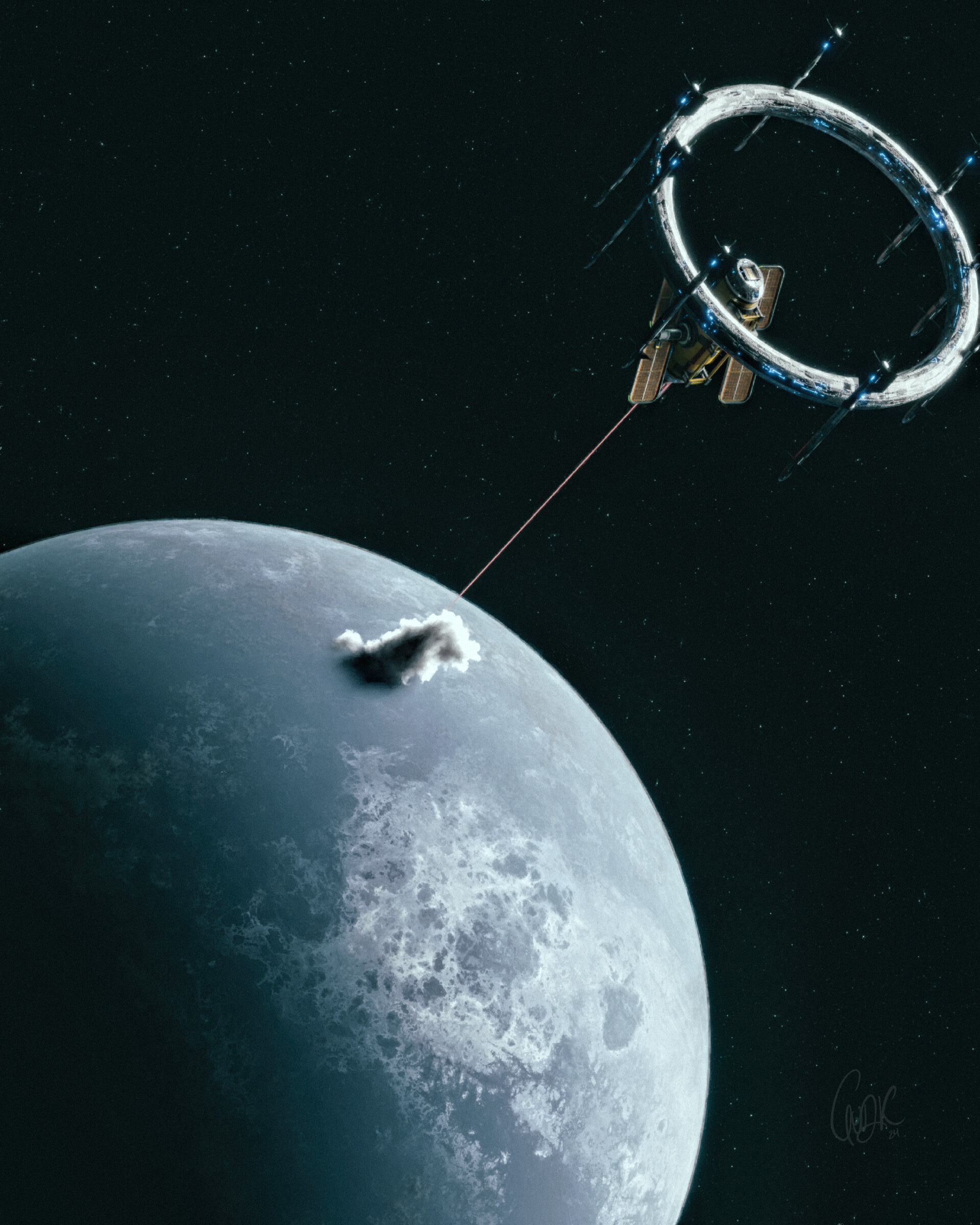 ArtStation - Orbital Destroyer