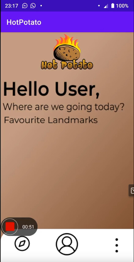 ArtStation - Hot Potato, Navigation and Location Rating App