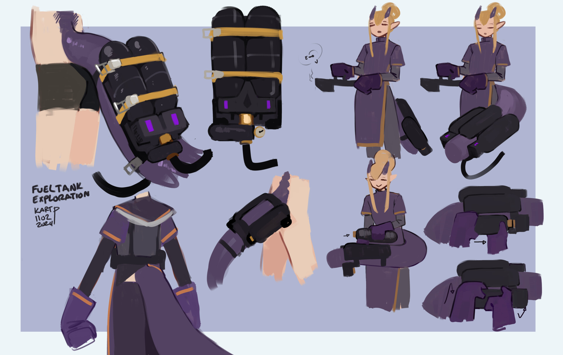 Kart P - Dragon Flame Thrower Operator - Laffy