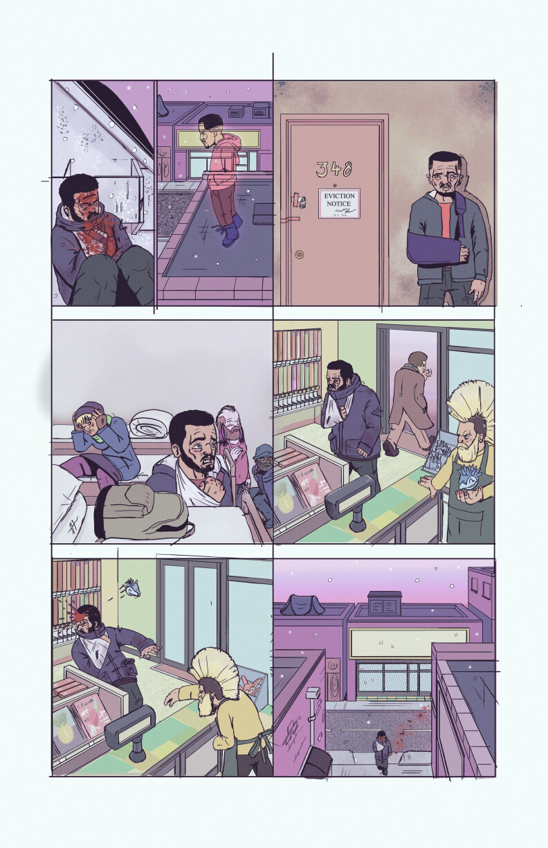 ArtStation - Still Dead - Comic Jam entry - Just Murdered