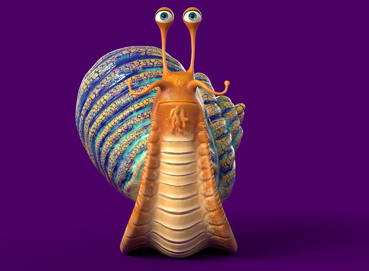 ArtStation - Snail Character - Animated Film Style