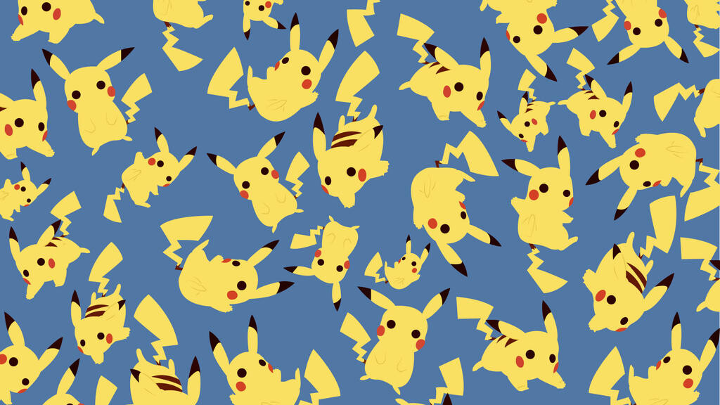 pikachu pattern background