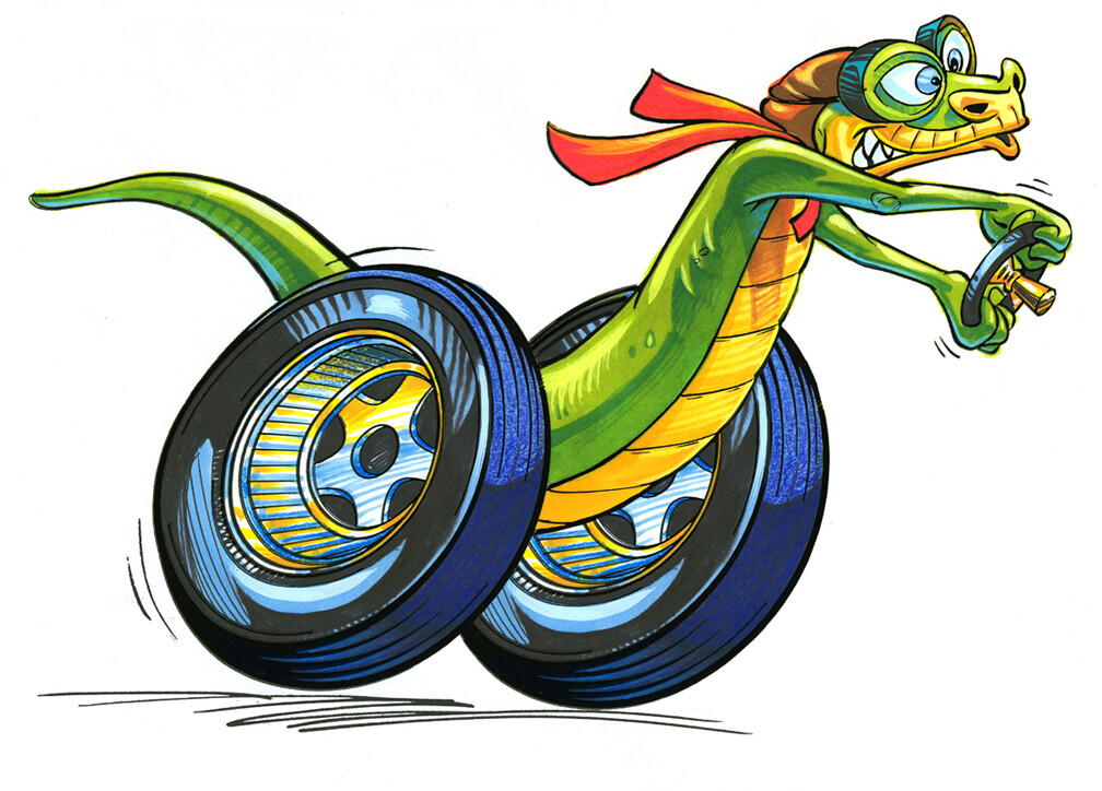 ArtStation - Leaping Lizard