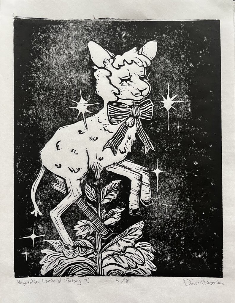 ArtStation - Vegetable Lamb of Tartary Print