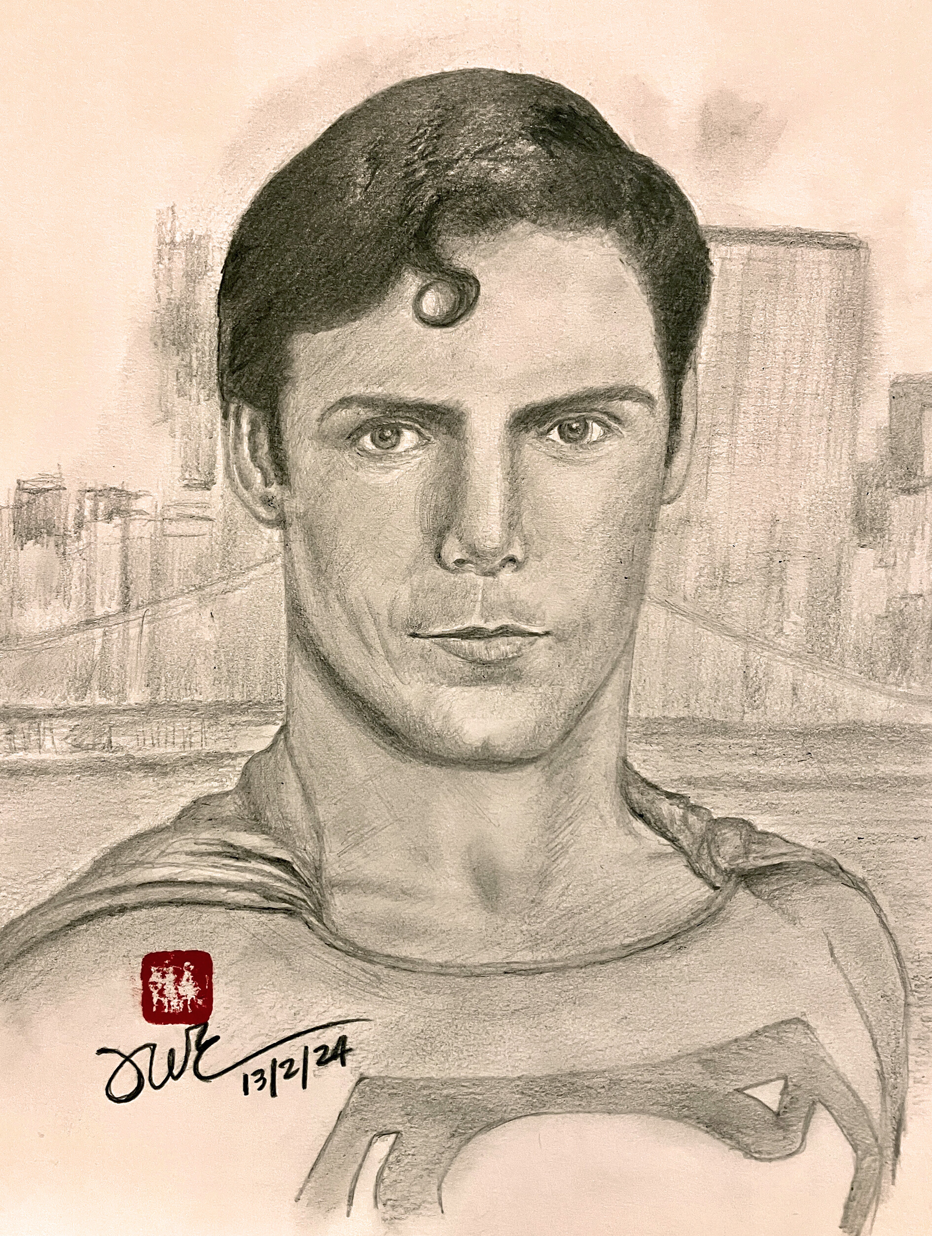 ArtStation - Christopher Reeve, Superman – 13-2-24