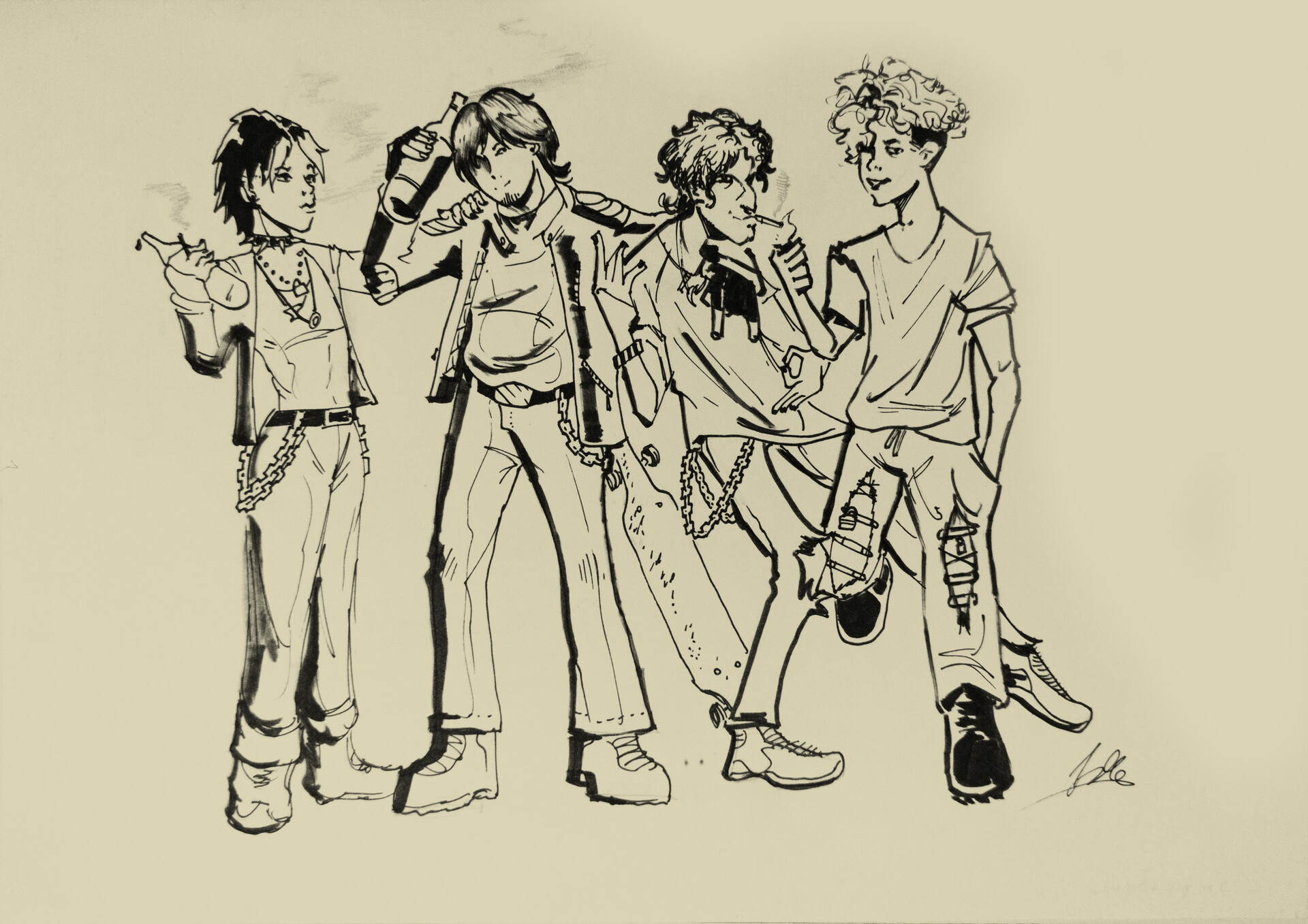 ArtStation - What a punk...