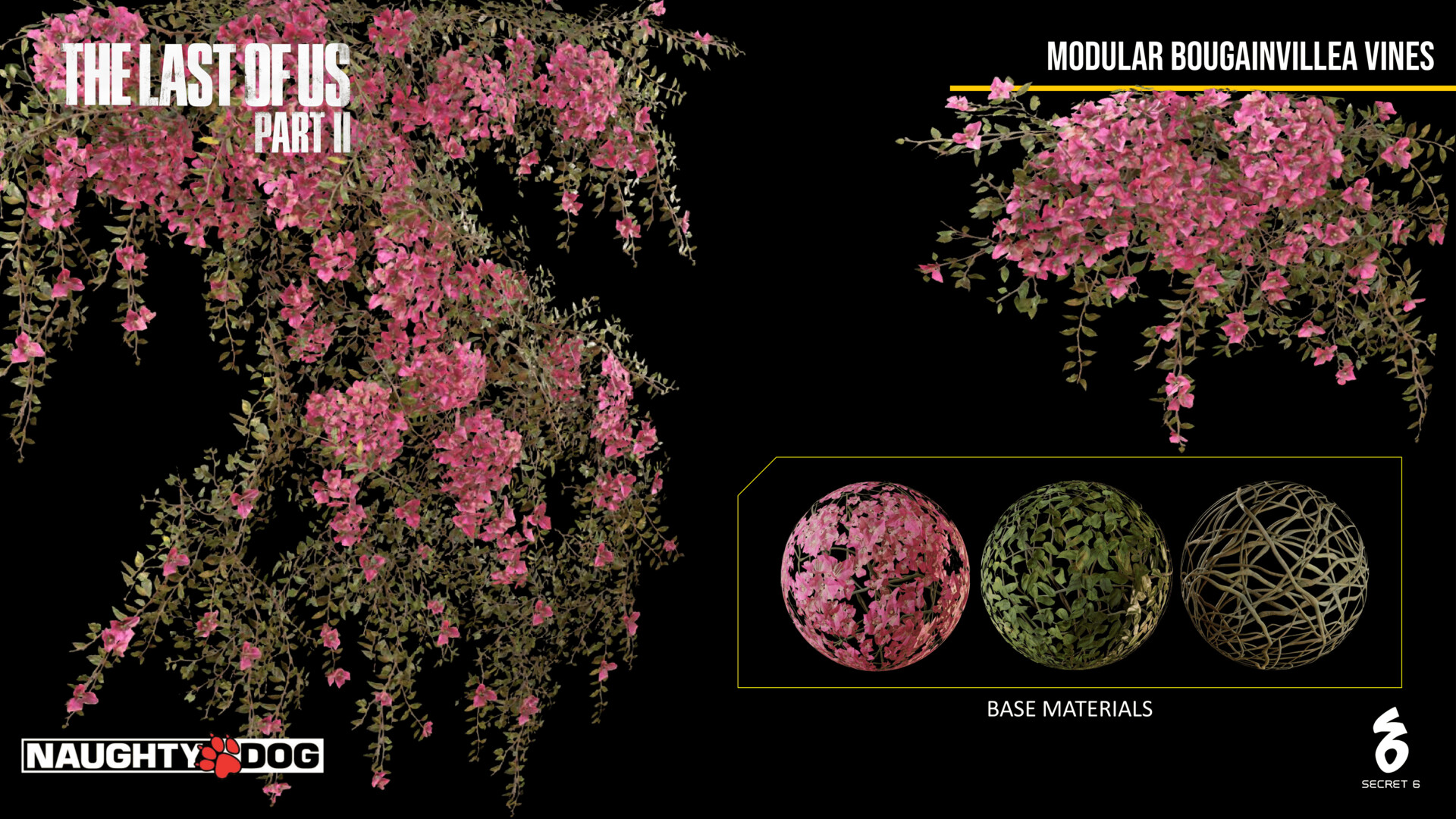 ArtStation - Modular Bougainvillea Vines