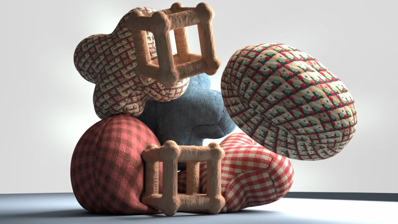 ArtStation - Pillows and Balloons - RnD Project - C4d