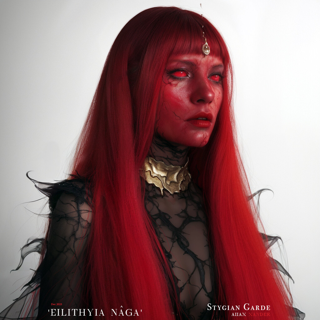 ArtStation - 'Eilithyia Naga' - Stygian Garde by ALLAX XANDER