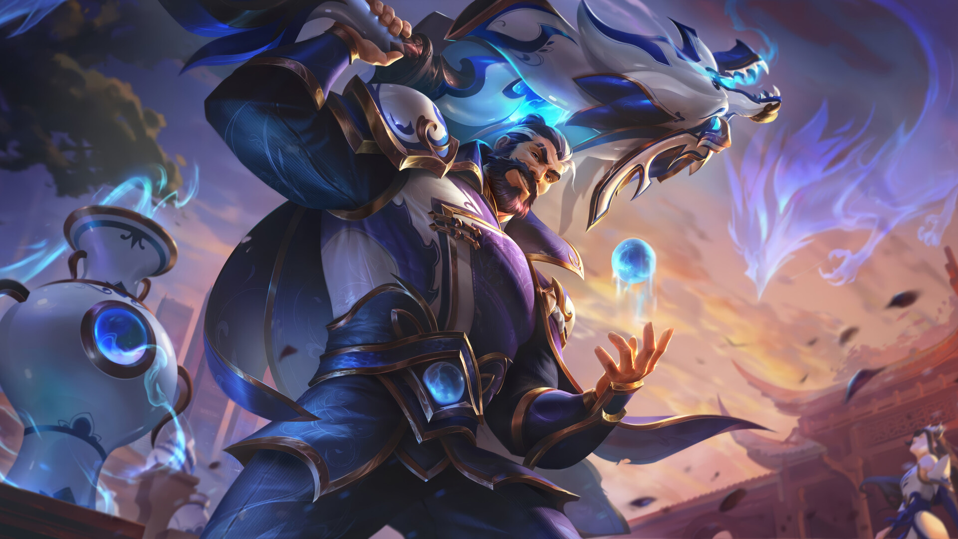 Santiago Parra - Porcelain Graves Splash Art