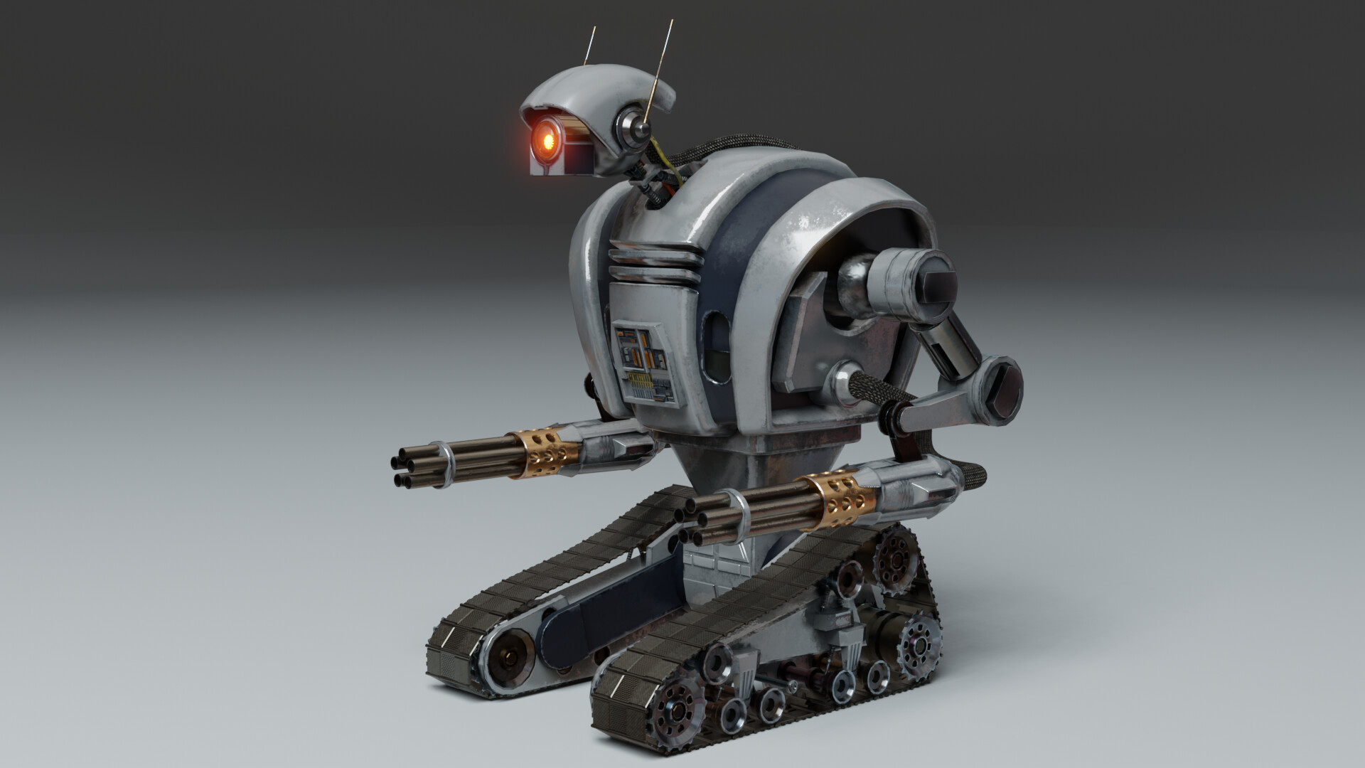 ArtStation - Gatling Droid