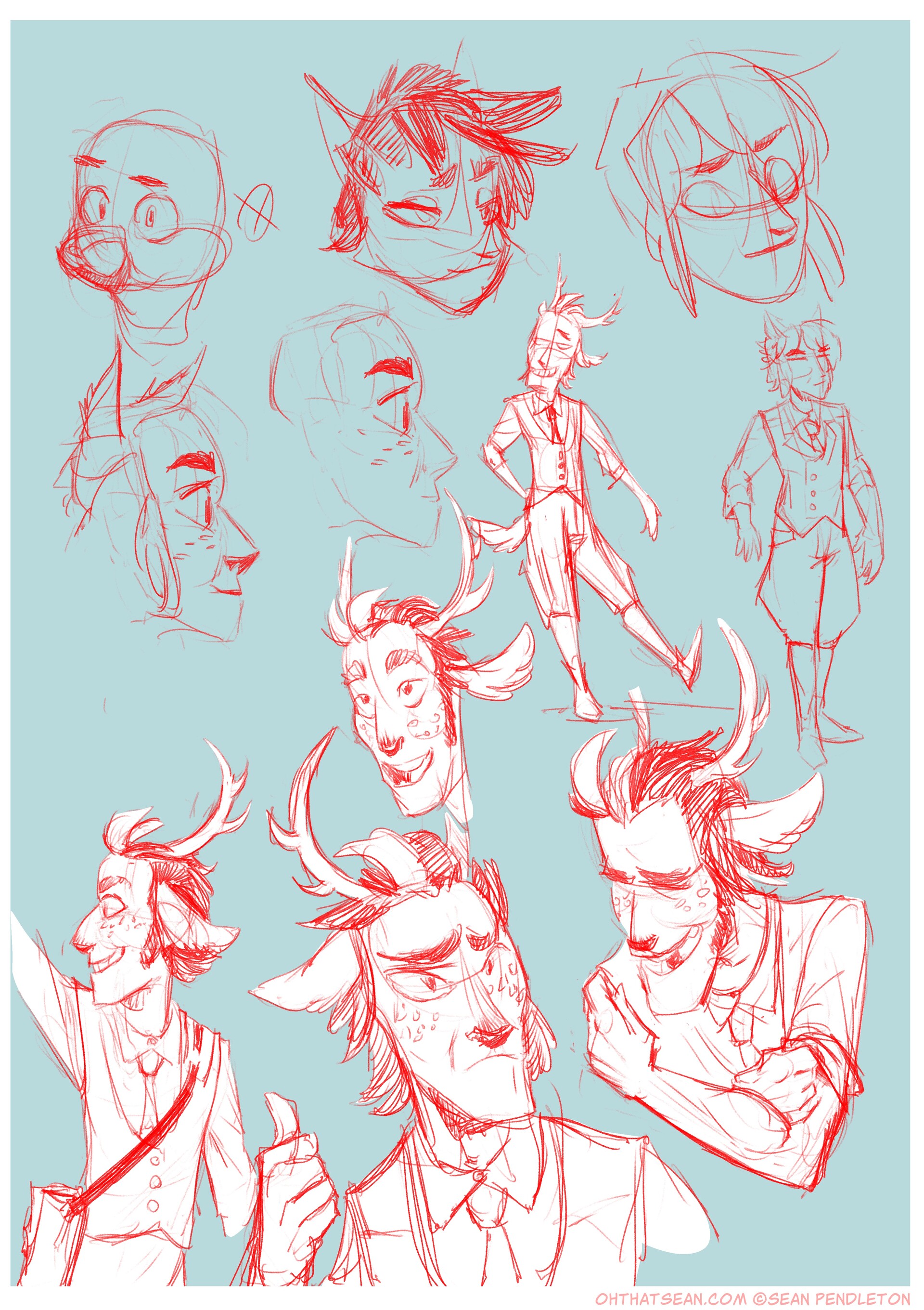 ArtStation - Yet to be named comic about a town