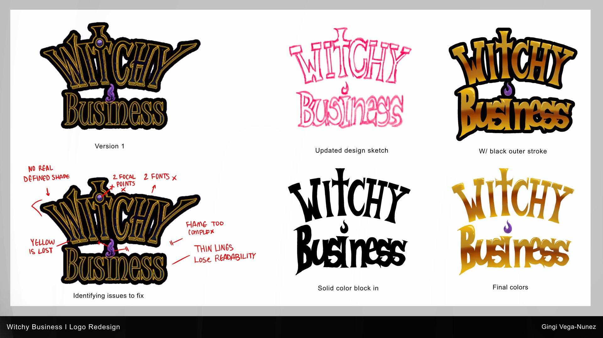 ArtStation - Witchy Business Logo Update