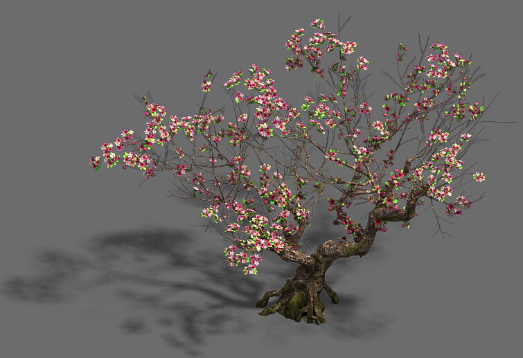 ArtStation - Plant - Peach Tree 18