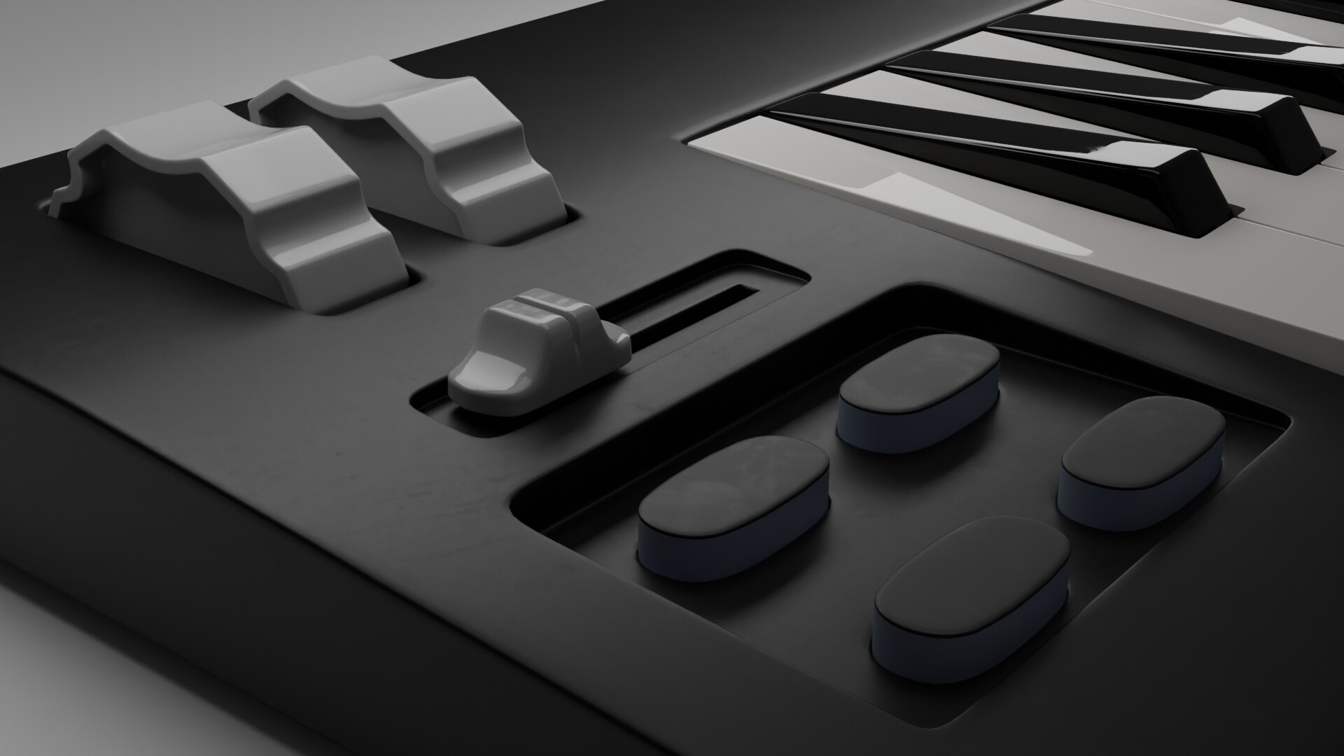 ArtStation - 3D PIANO KEYBOARD