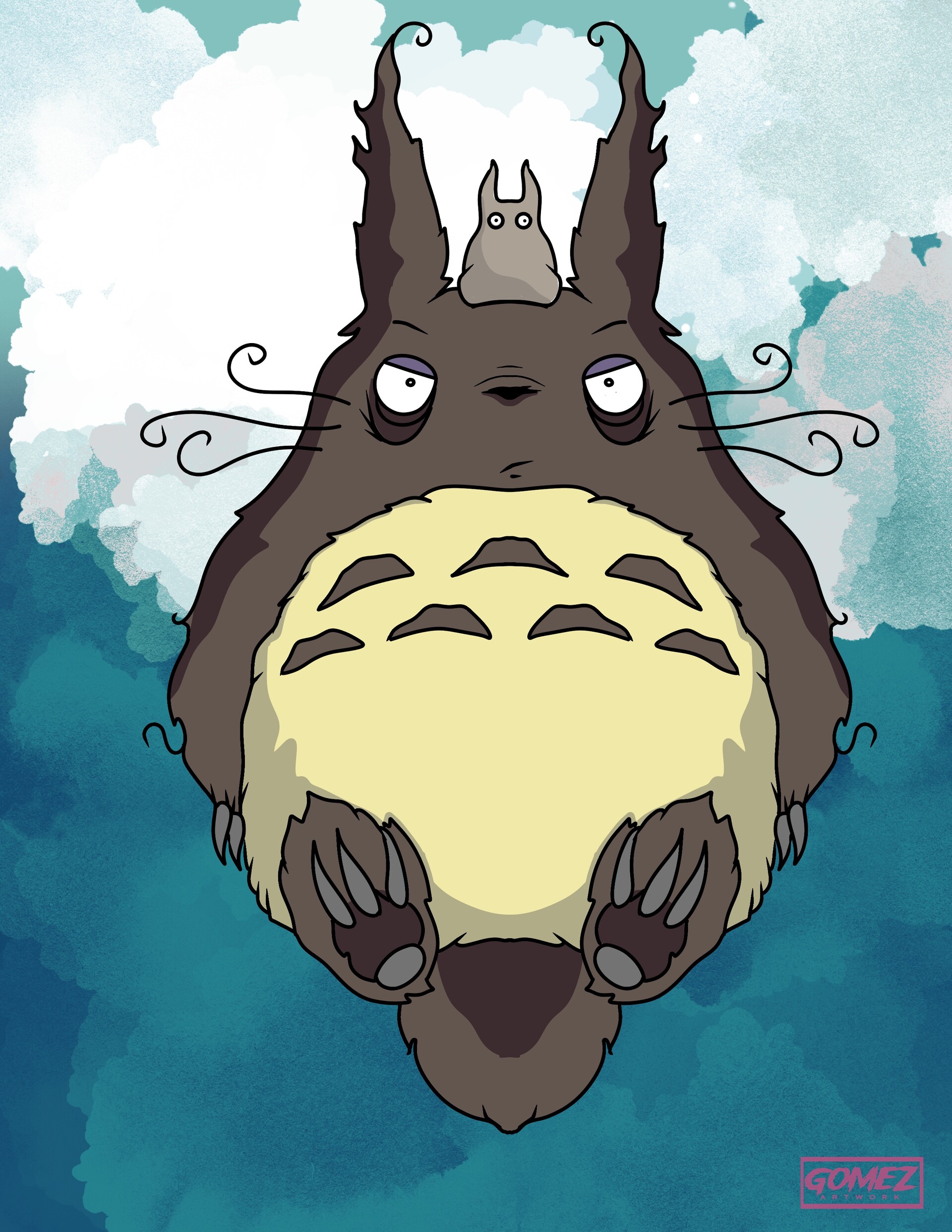 ArtStation - MY CREEPY TOTORO