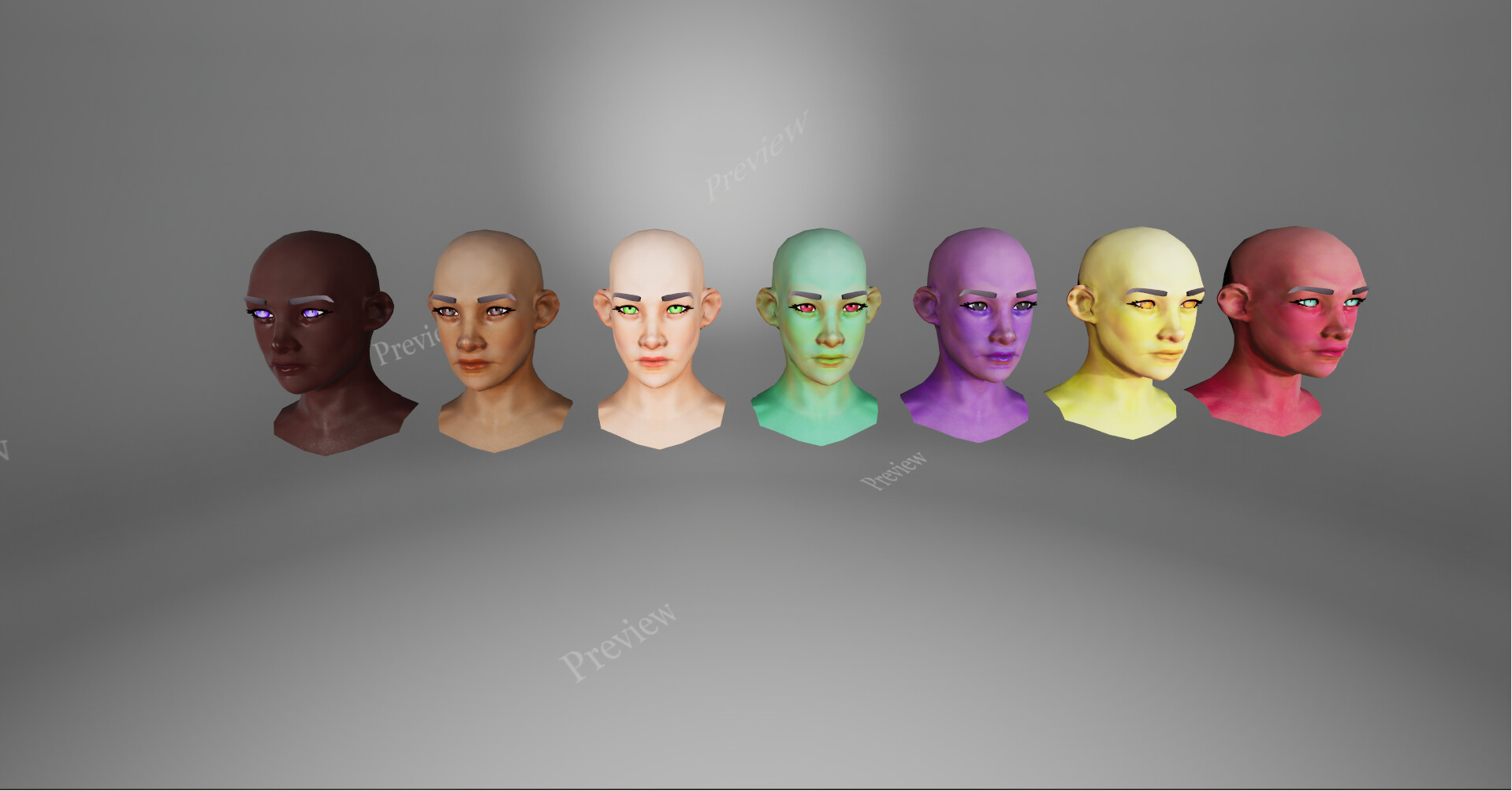 ArtStation - Skin and Eye shaders - Unforetold: Witchstone