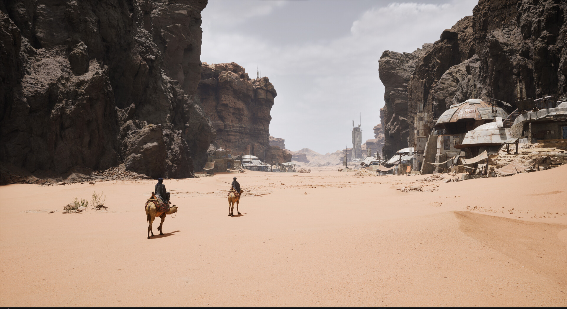 ArtStation - Desert Outpost