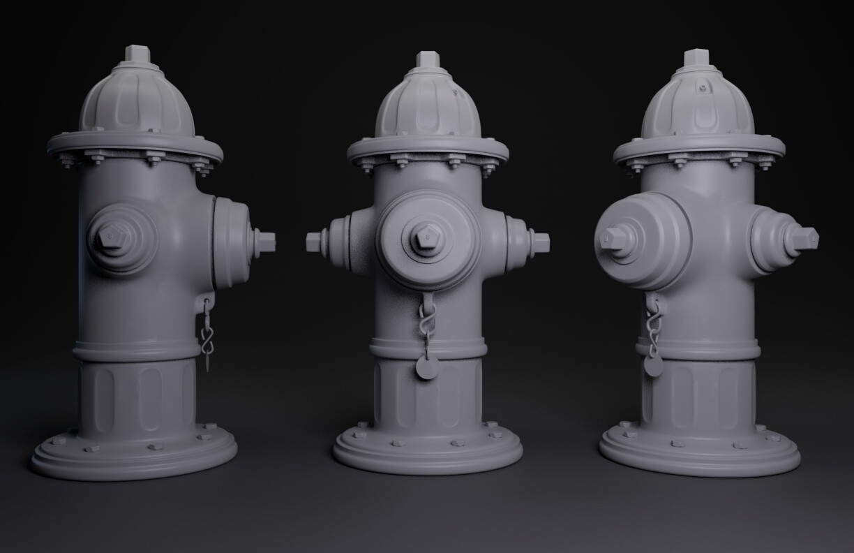 ArtStation - Fire Hydrant - DIGM-2530