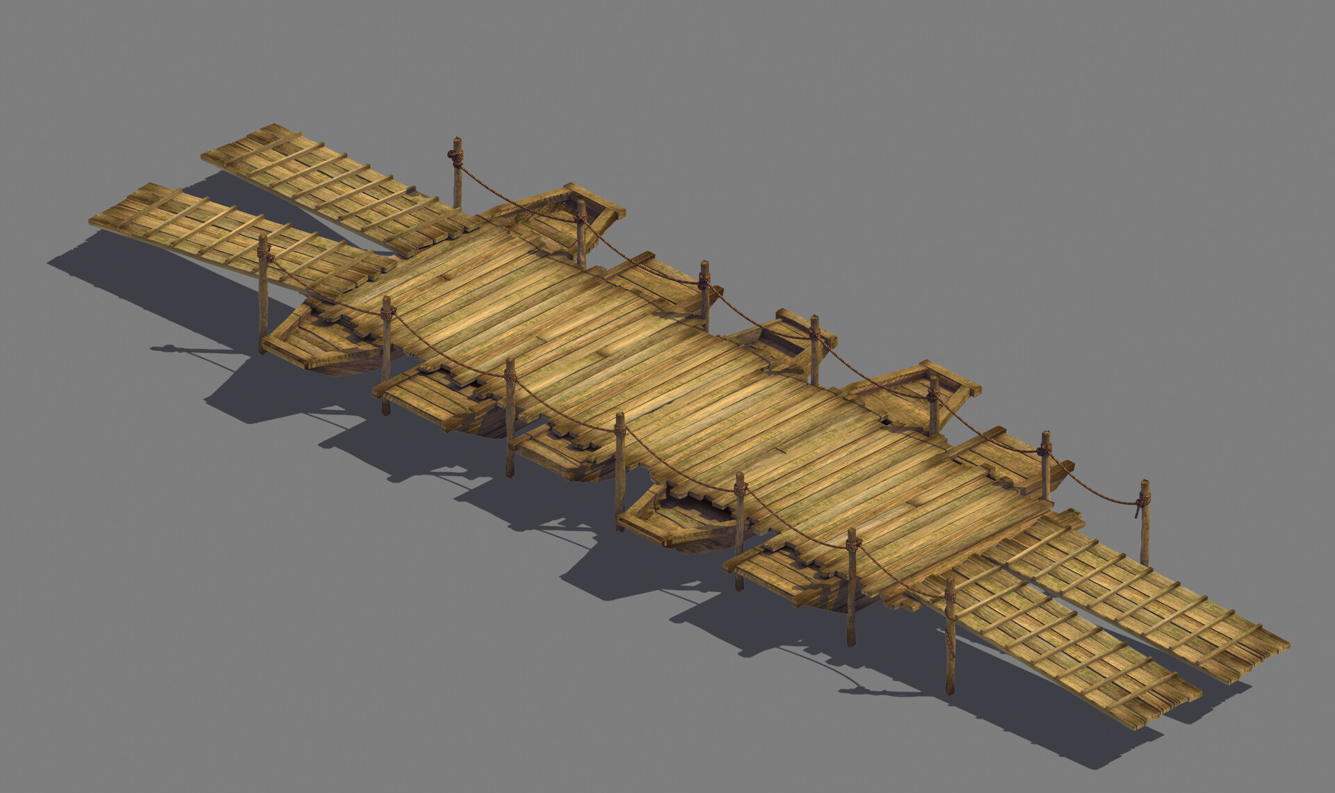 ArtStation - Boat - Wooden Bridge 03