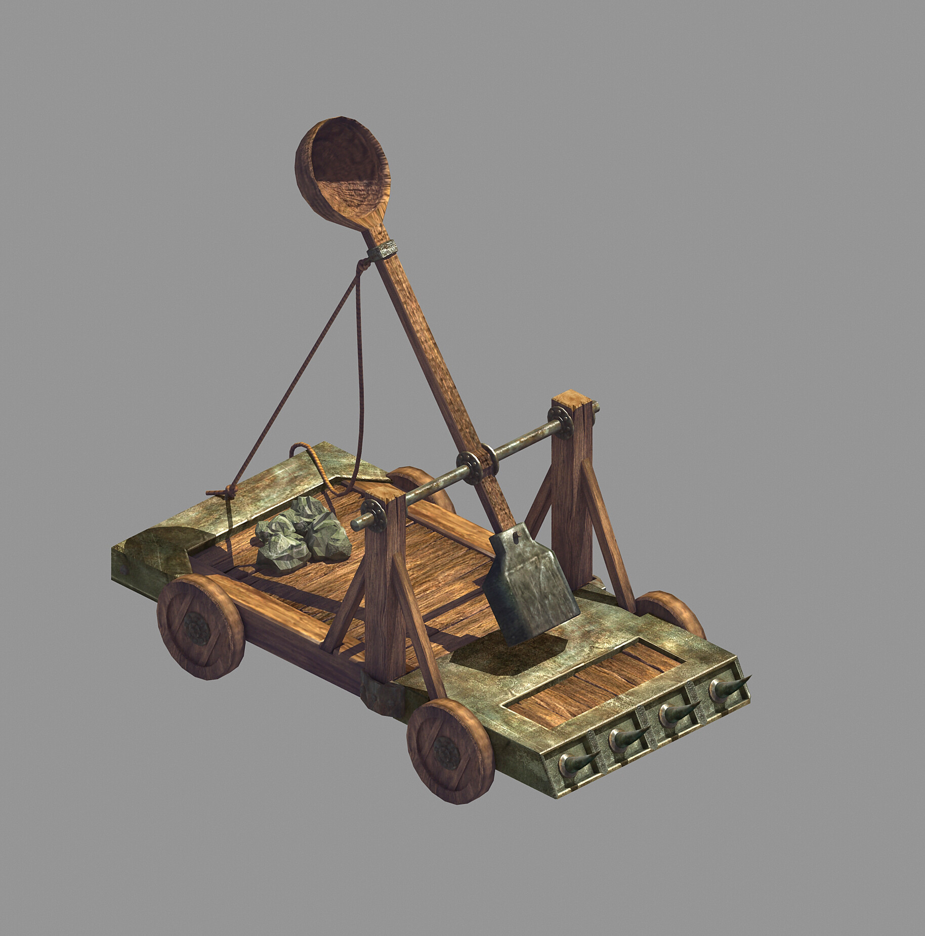 ArtStation - Siege Weapons - Catapult 03