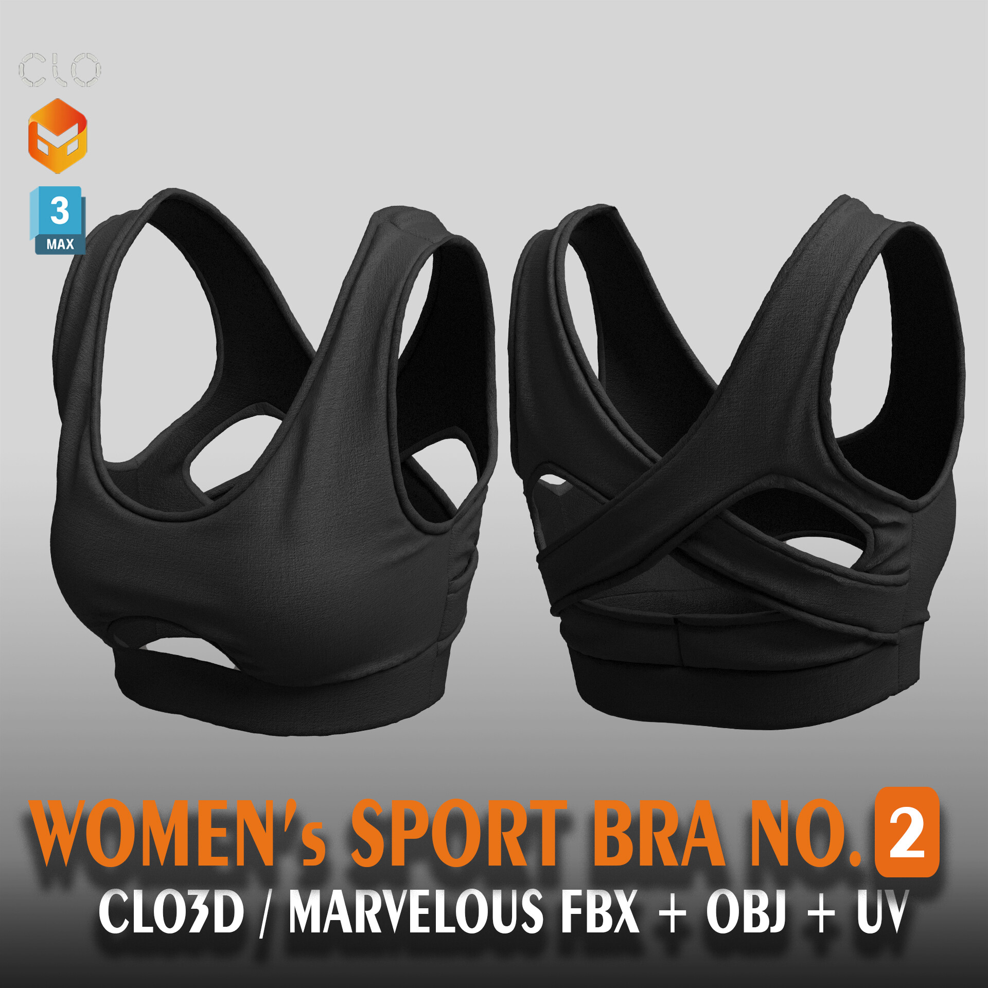 ArtStation - SPORT BRA NO.2