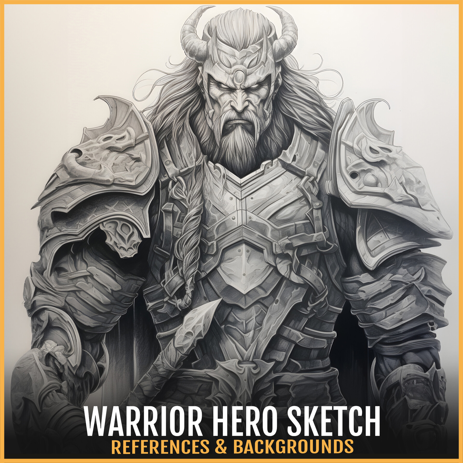 ArtStation - 303 Warrior Hero Sketch