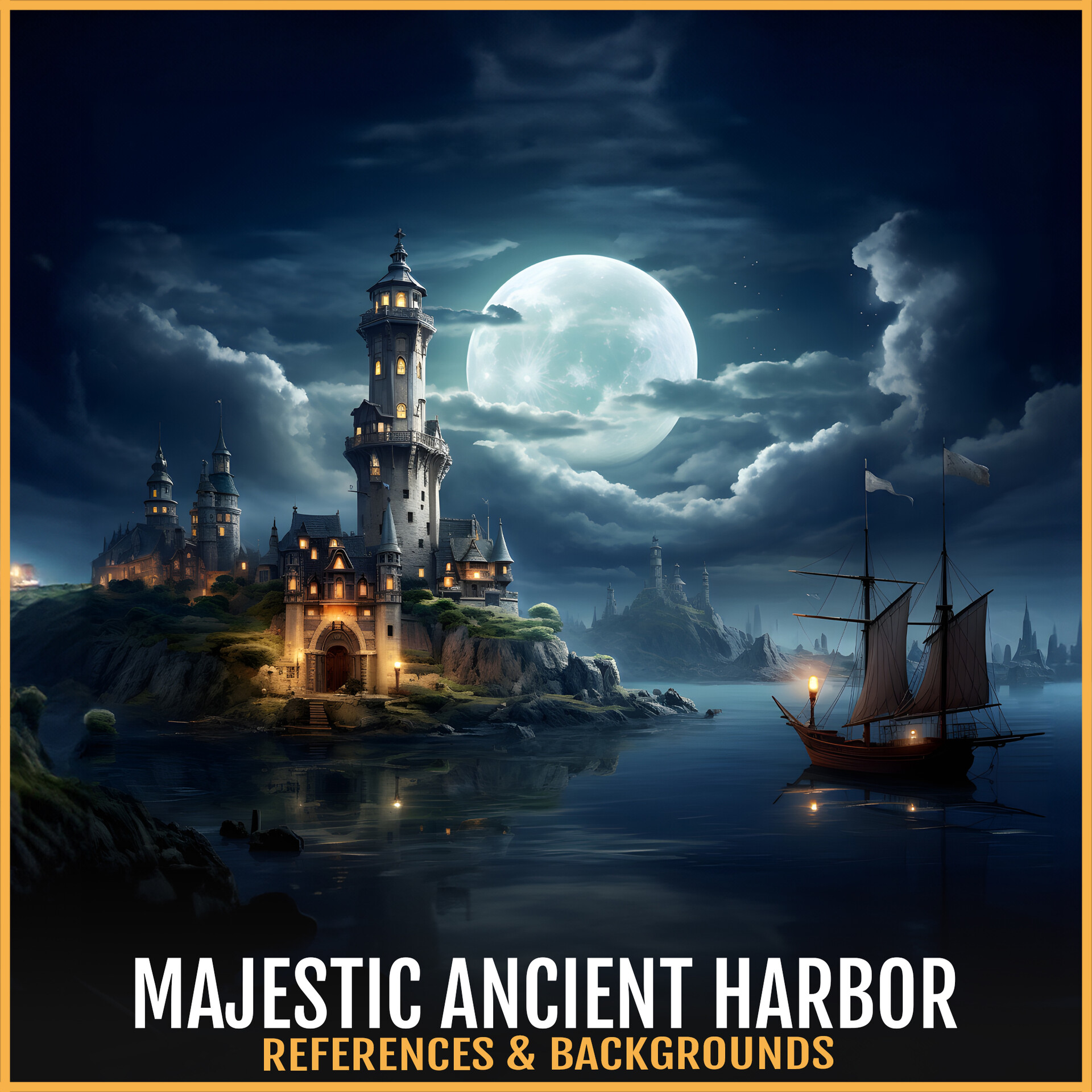 ArtStation - 202 Majestic Ancient Harbor Images