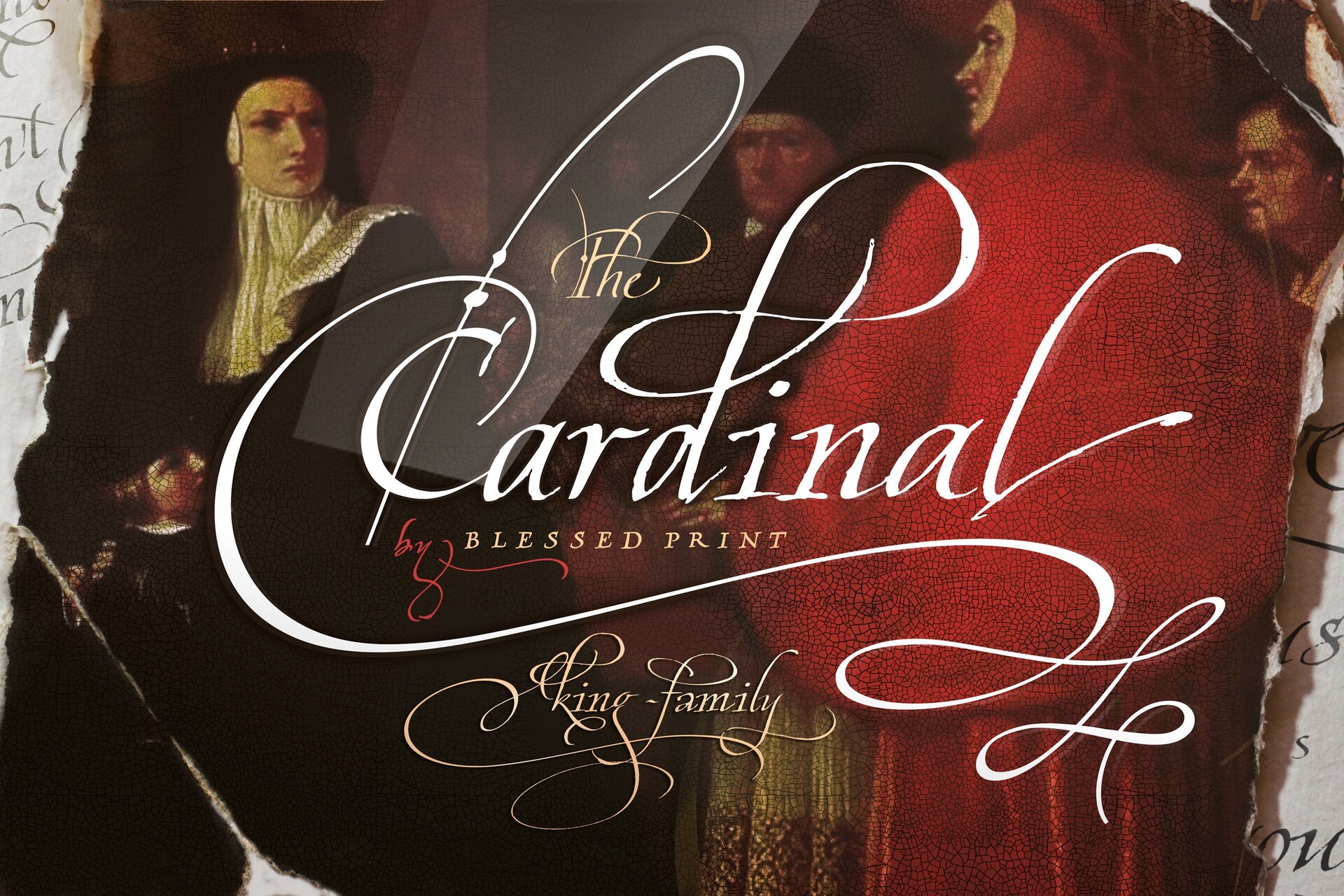 ArtStation - Cardinal Italic script trio