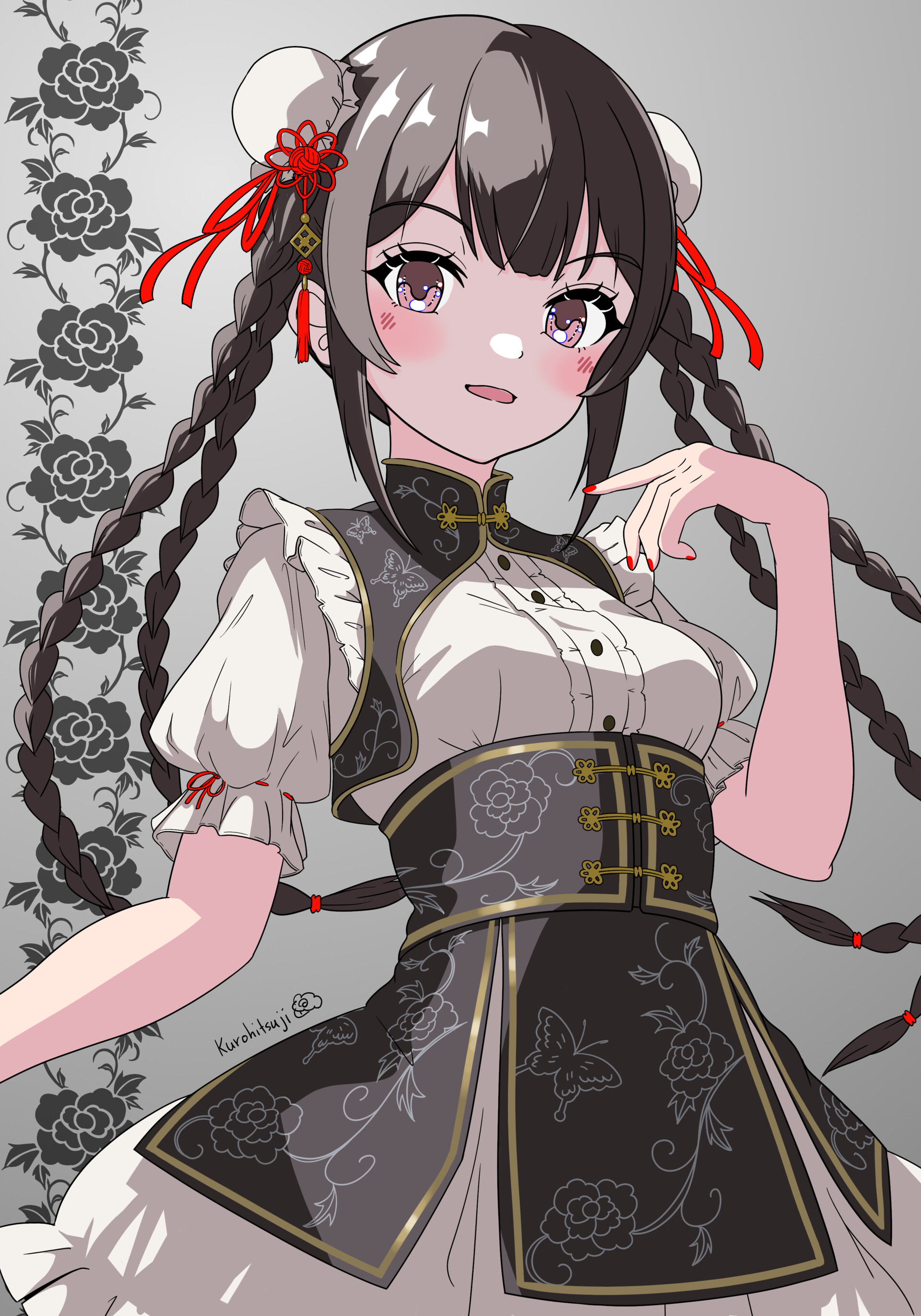 ArtStation - Fei, Chinese-style girly dress