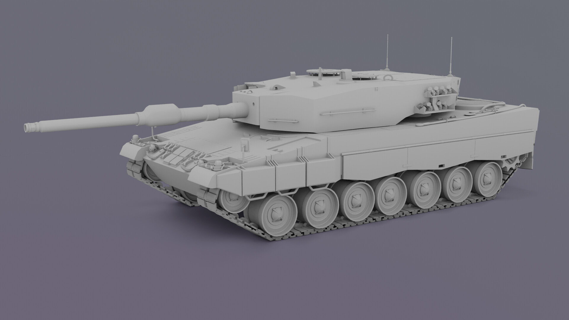 ArtStation - Leopard 2a4 (German MBT)