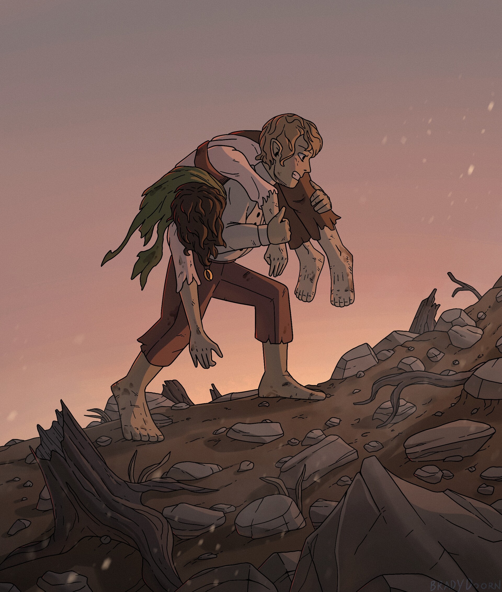 ArtStation - Lord of the rings illustration