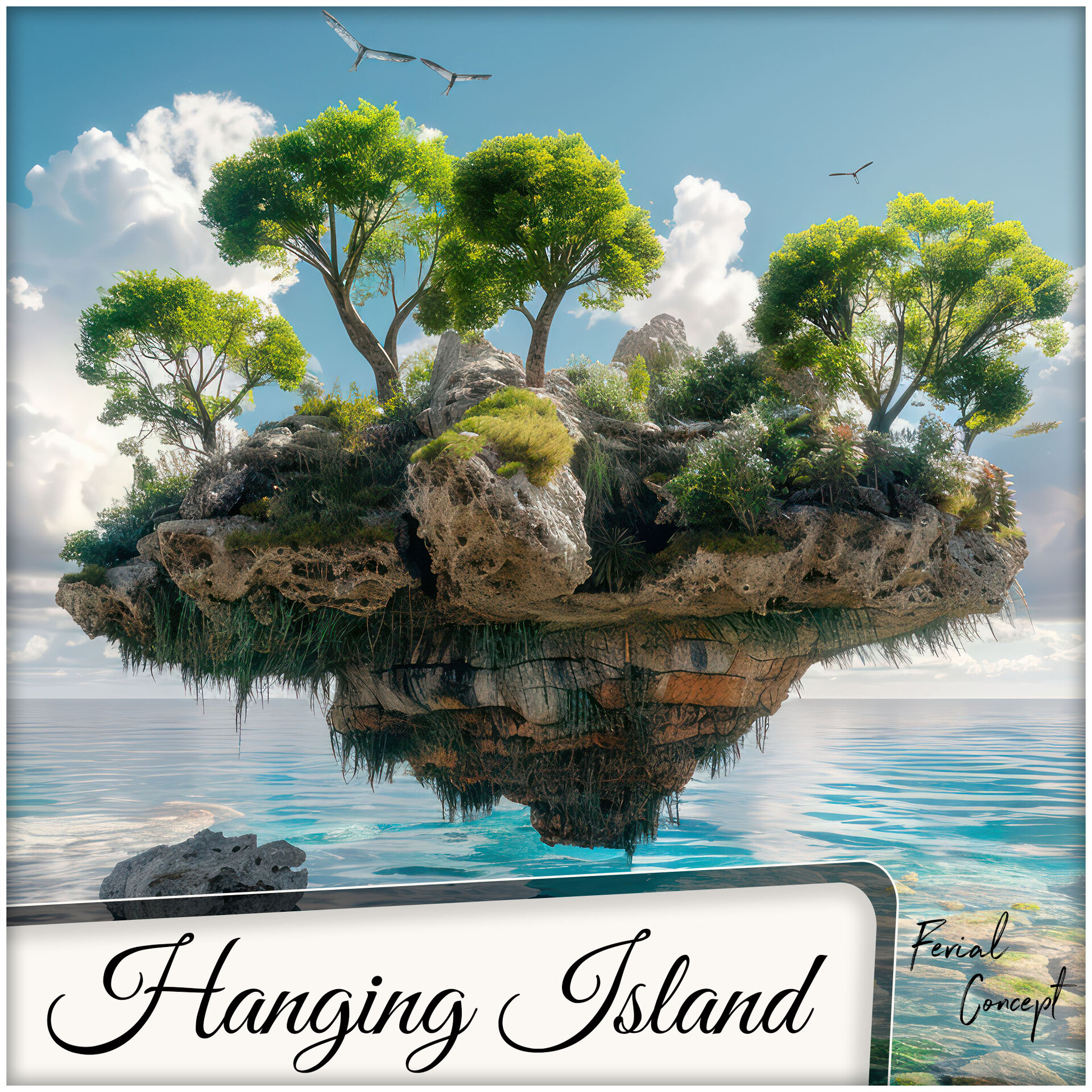 ArtStation - 🔹220 Hanging Island Environment Concept Reference Image ...