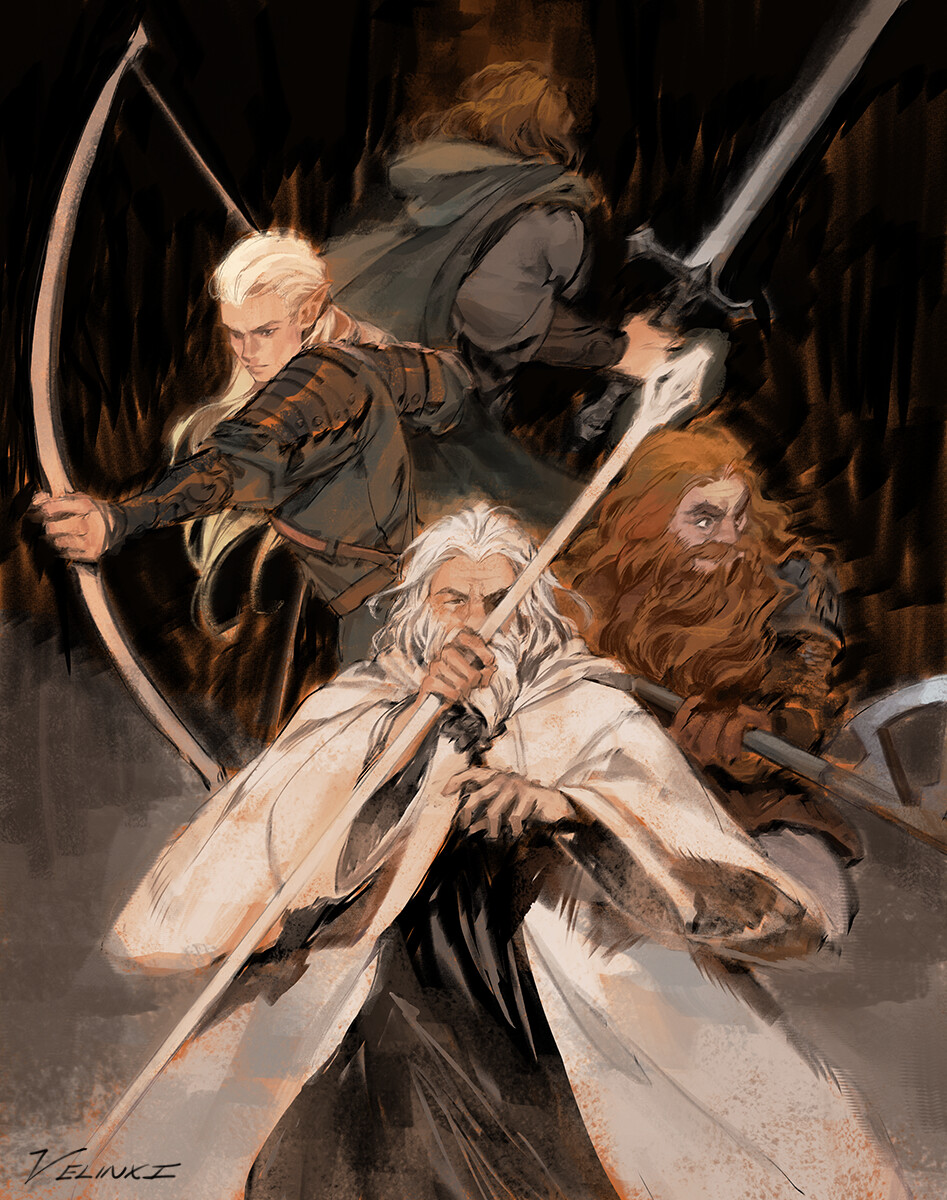 ArtStation - Lord of the Rings fan art