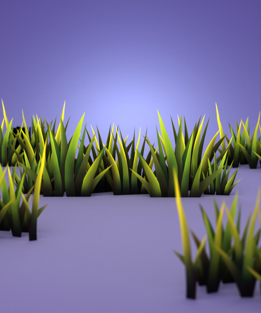 ArtStation - Stylized Grass