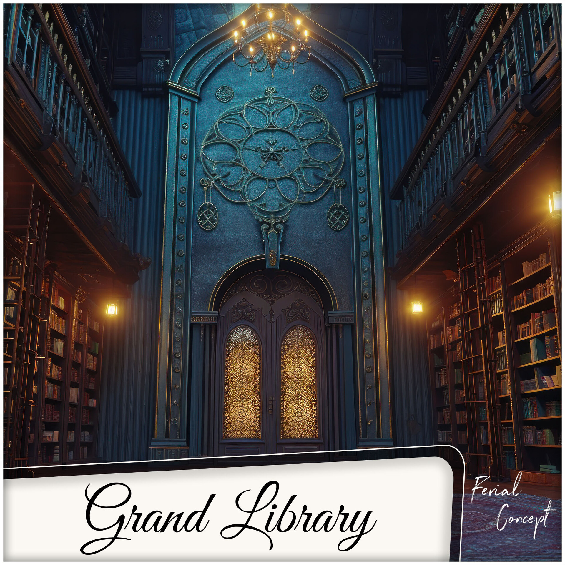 ArtStation - 🔹310 Grand Library Environment Concept Reference Image ...