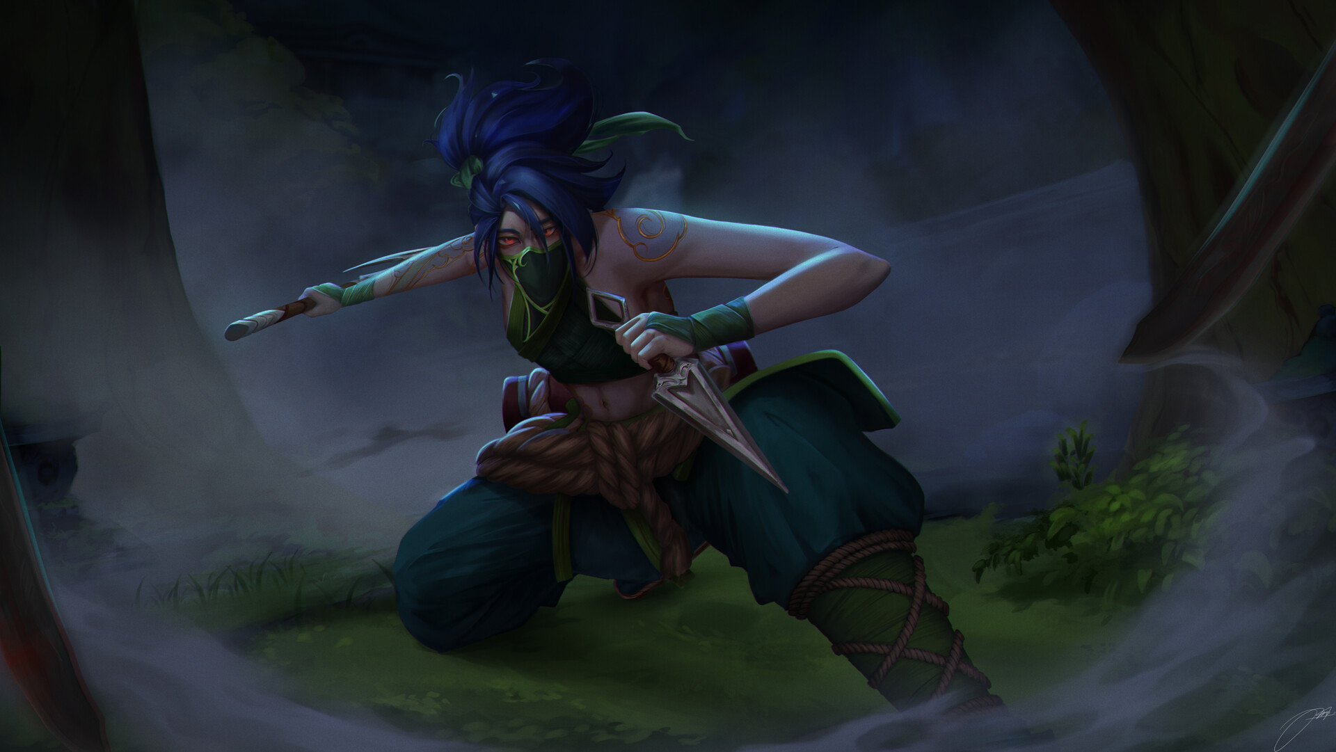 ArtStation - Akali League of legend.